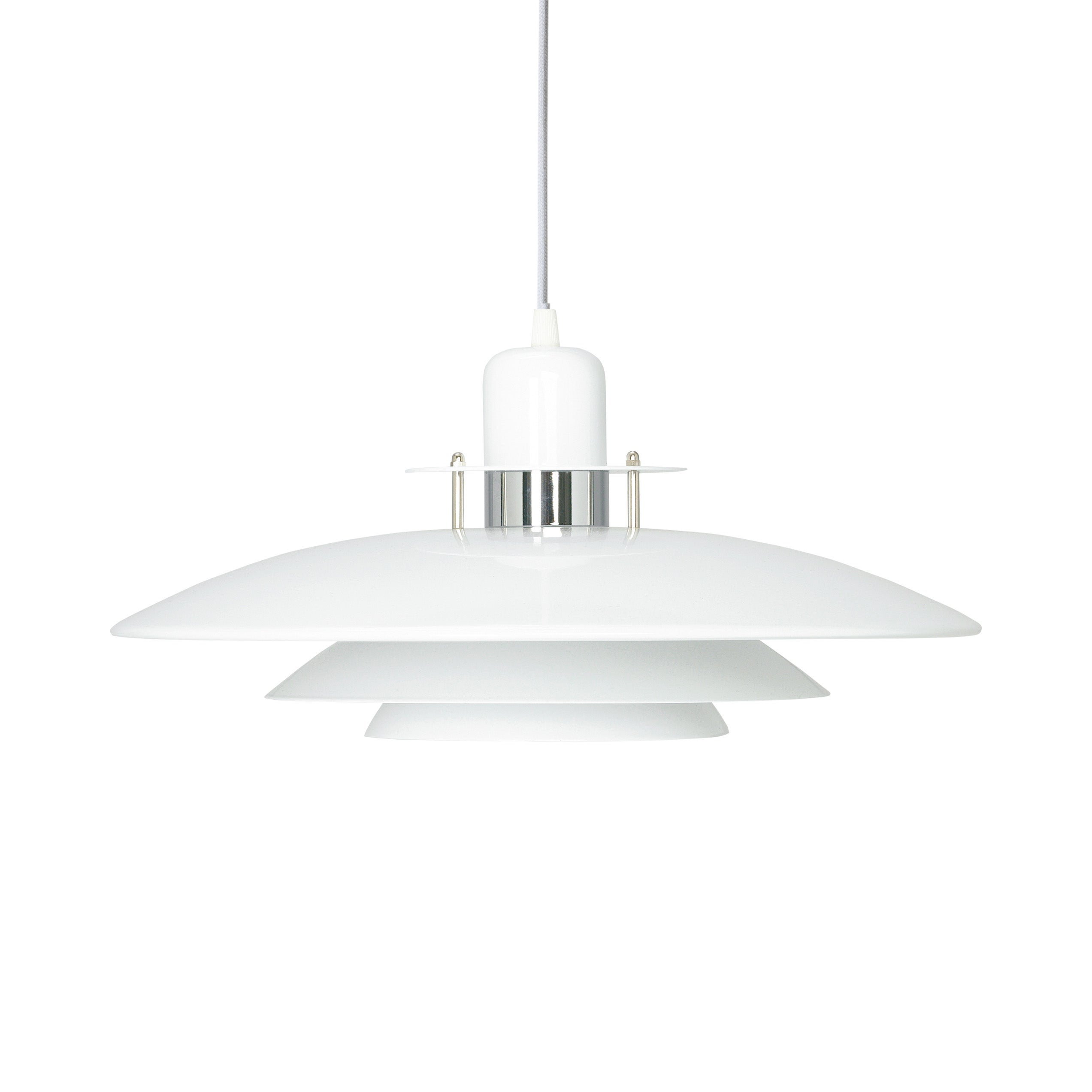 Belid Primus I Pendant D430 White/Chrome | Buy your lighting from Hulténs