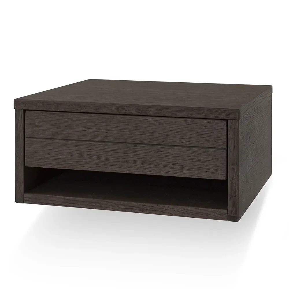Torkelson Trace Bedside table wall-hung Smoked oiled oak | Buy from Hulténs