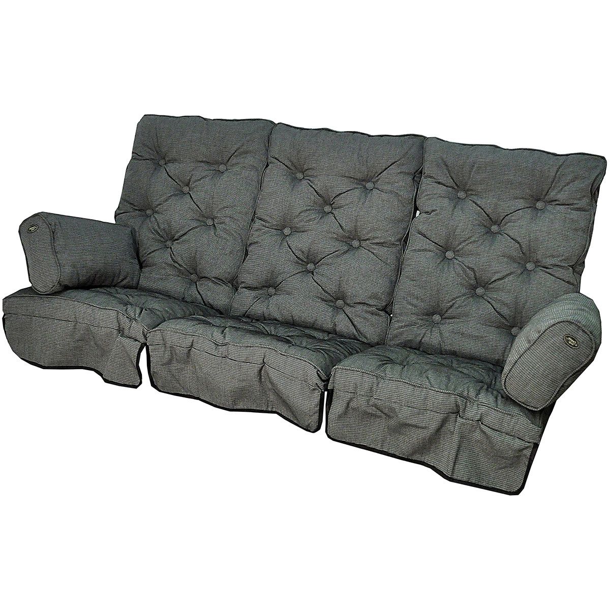 Canyon Swing sofa cushions high structured dralon Granite grey Fritab ...