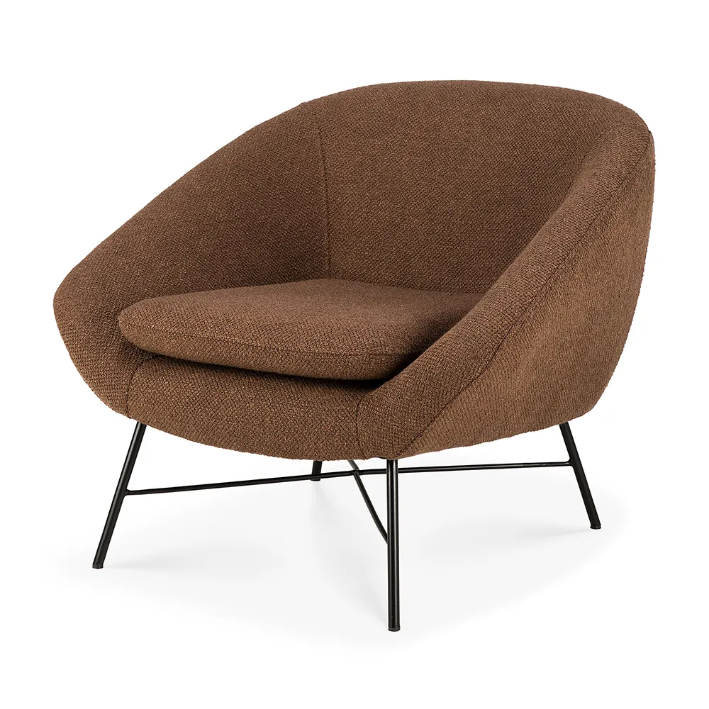 Ethnicraft Barrow Lounge Chair Copper | Buy from Hulténs