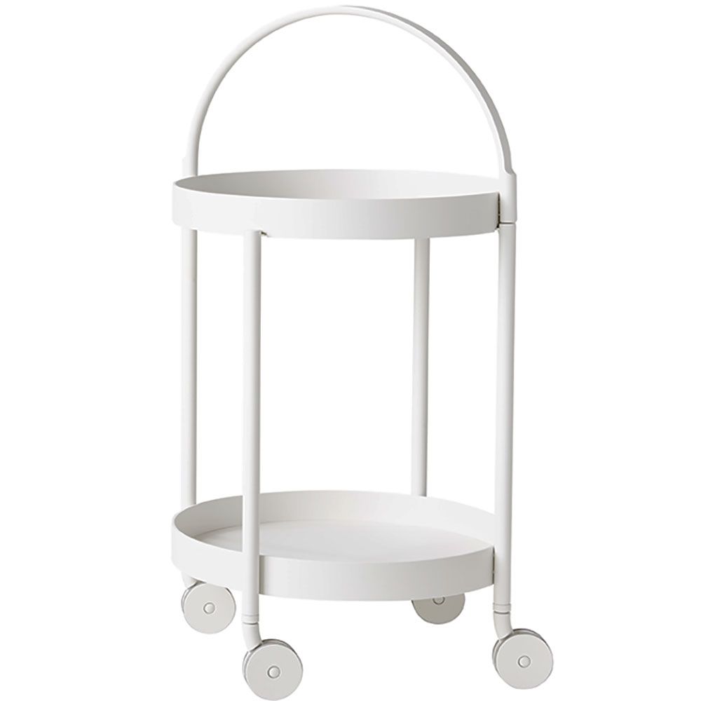 Roll Trolley / Side Table White Cane-line | Buy your outdoor furniture ...