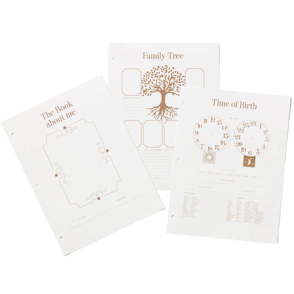 Printworks Baby Album Insert Paper - My First Year | Buy from Hulténs