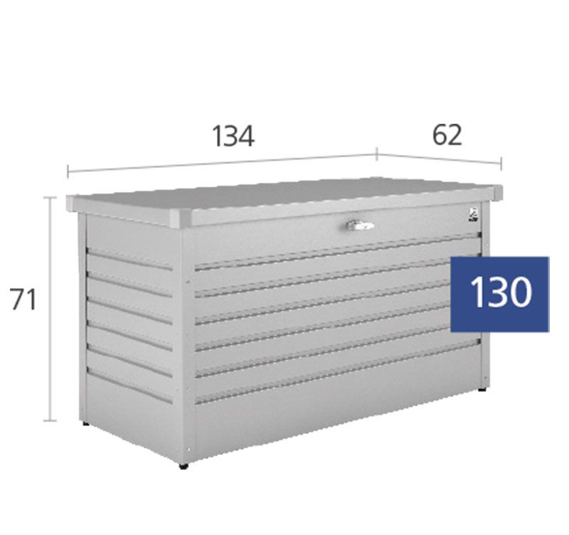 LeisureTime Box 130 metallic quartz grey Biohort Biohort | Buy your ...